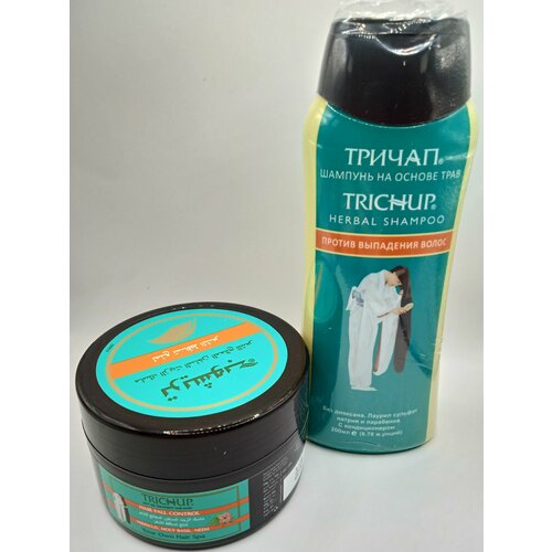 Набор Trichup Шампунь с экстрактами трав Против выпадения волос(Hair Fall Control + Маска против выпадения волос 200 мл