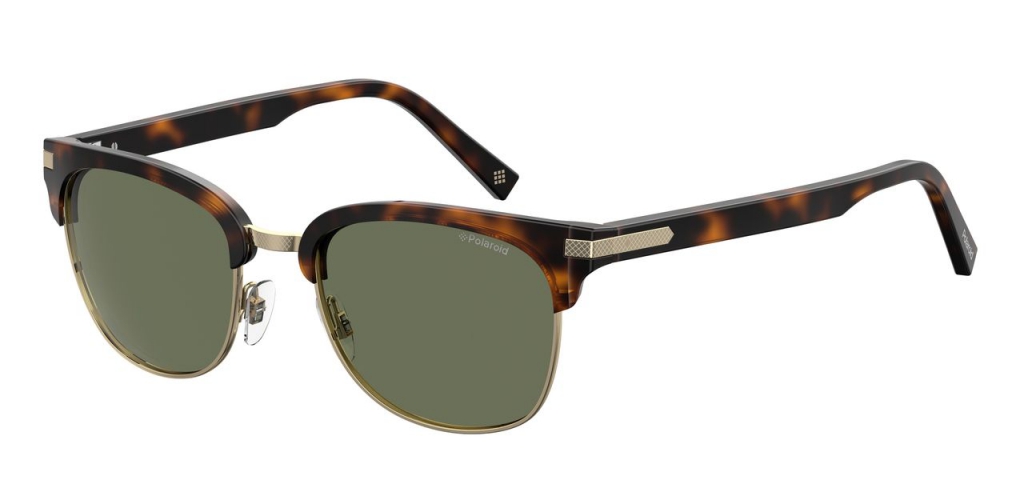 Солнцезащитные очки мужские Polaroid PLD 2076/S зеленые