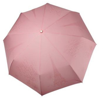 Зонт складной женский автоматический Три Слона 198-A розовый