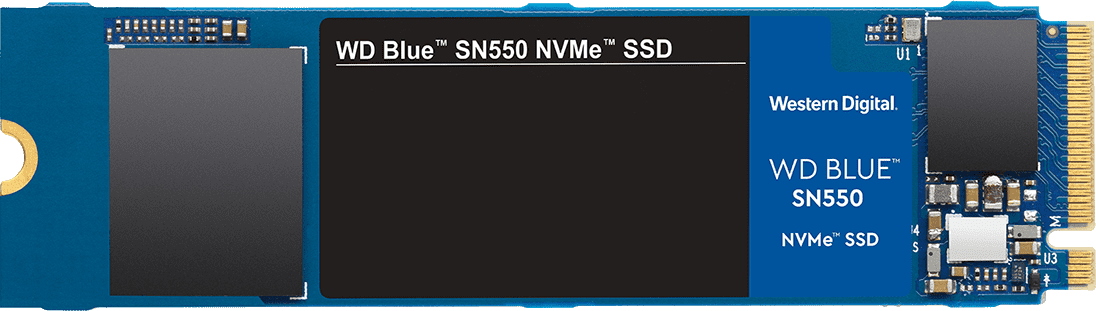 SSD накопитель WD Blue SN550 M.2 2280 500 ГБ (WDS500G2B0C)