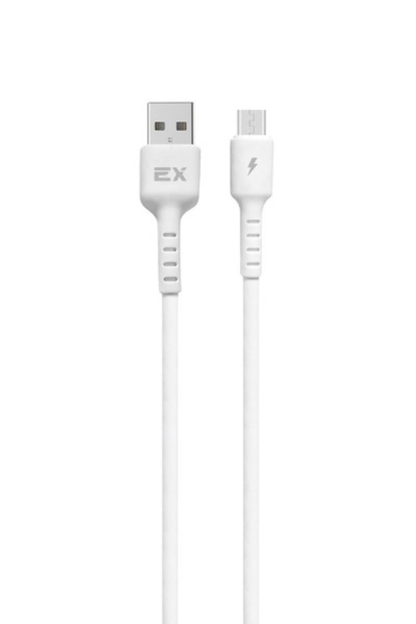 Дата-кабель EXPLOYD EX-K-1260 USB - Micro USB 3А, 1 м, белый