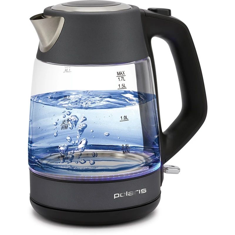 Чайник электрический Polaris PWK1760CGL 1.7 л серый