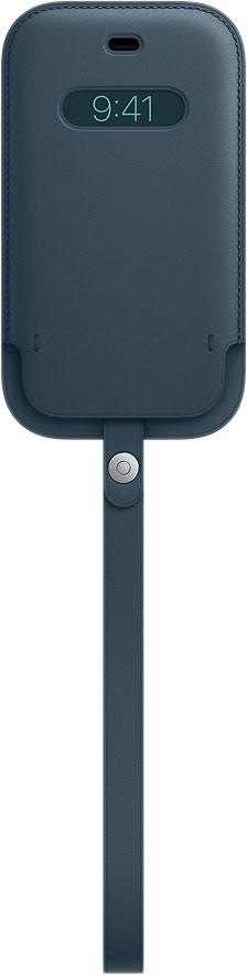 Чехол Apple Leather MagSafe Baltic Blue для iPhone 12 mini (MHMQ3ZE/A)