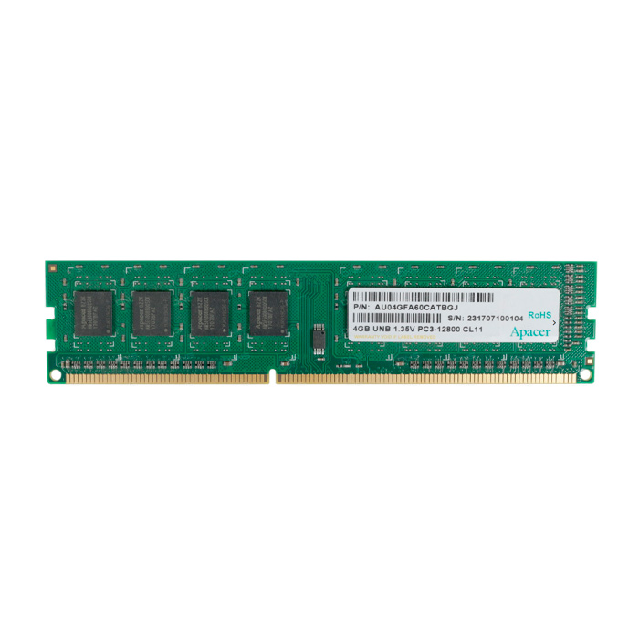 Оперативная память Apacer 4Gb DDR-III 1600MHz (AU04GFA60CATBGJ)
