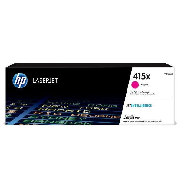 Картридж для лазерного принтера HP W2033X 415X Magenta