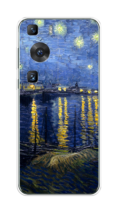 Чехол на Huawei P60/P60 Pro "Звездная ночь над Роной"