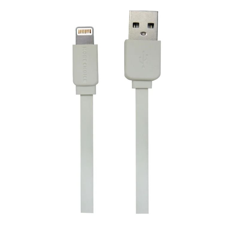 Дата-кабель More choice K21i USB 2.1A для Lightning 8-pin ПВХ 1м White