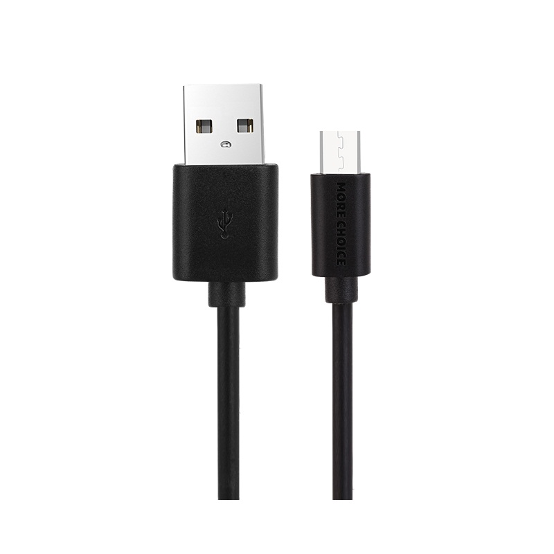 Дата-кабель More choice K13m USB 2.1A для micro USB TPE 1м Black