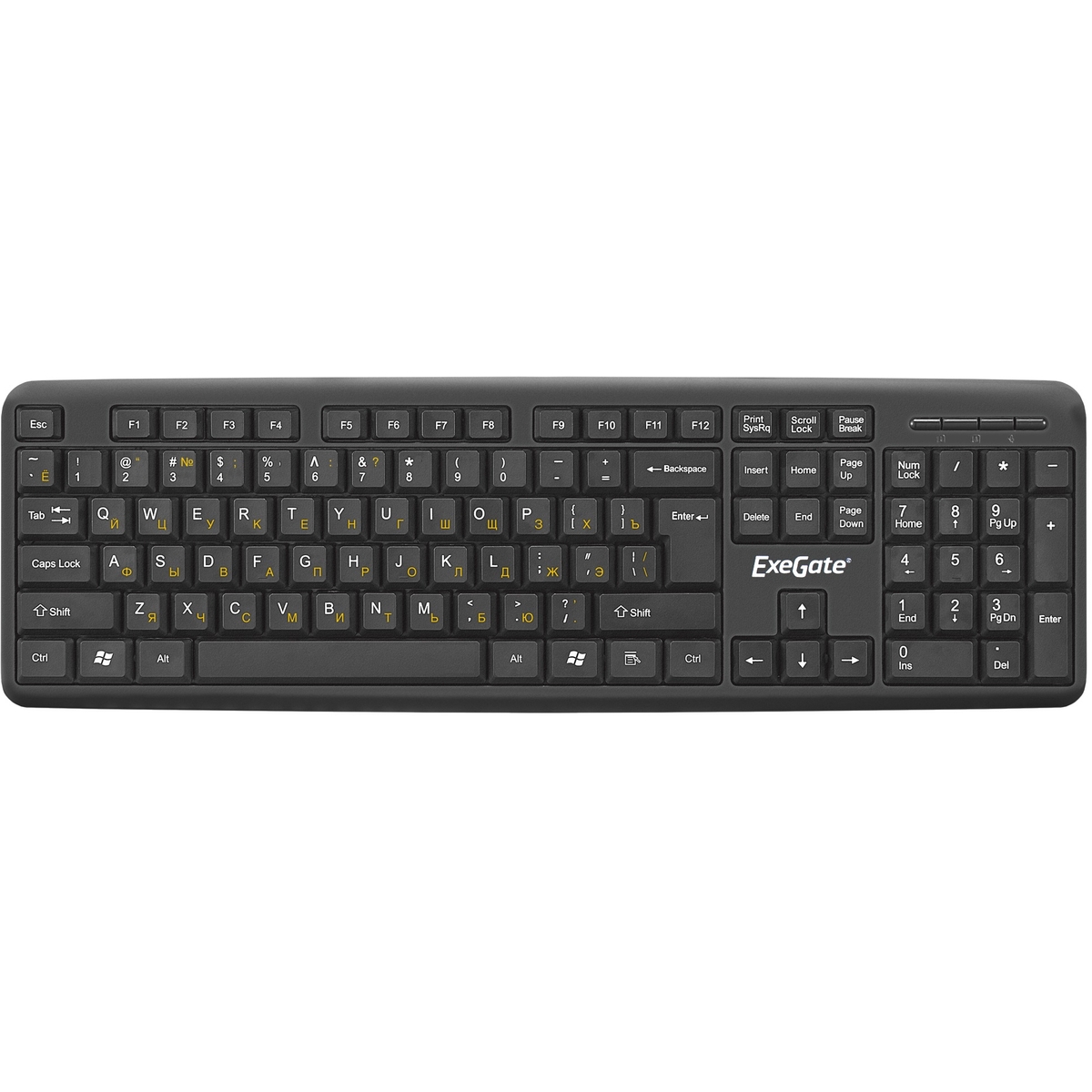 Комплект клавиатура и мышь ExeGate Combo MK120 Black (EX286204RUS)