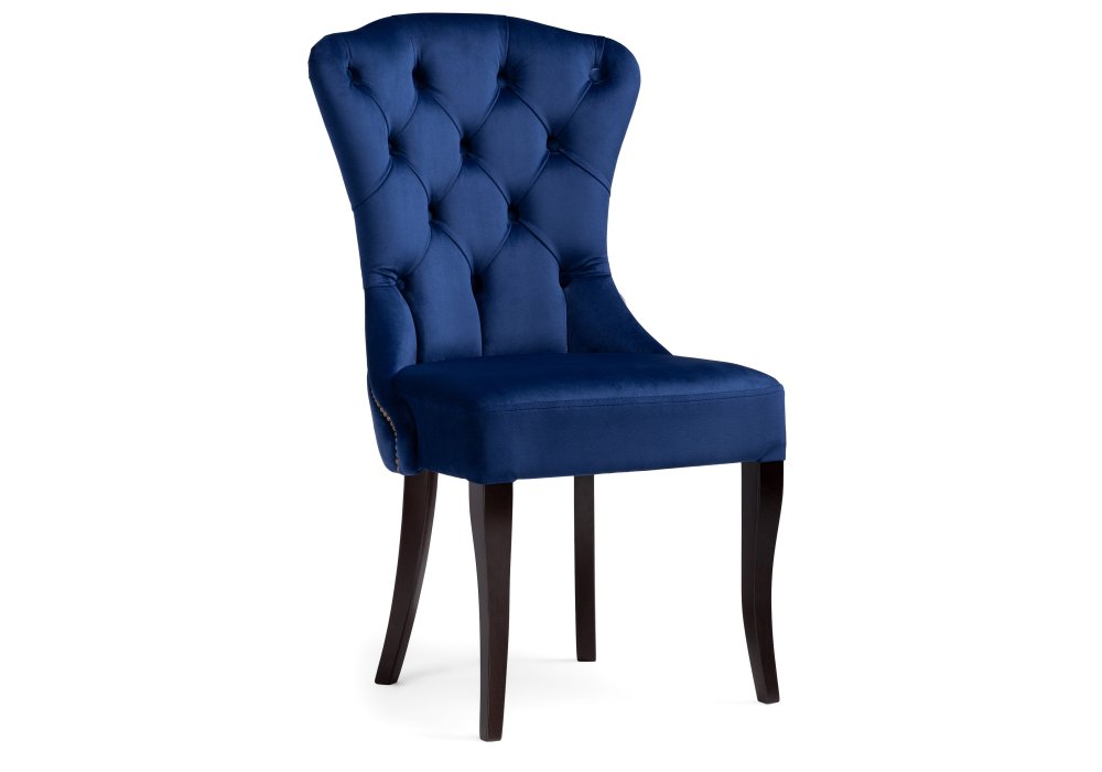 Деревянный стул Woodville Милано 1 синий/венге
