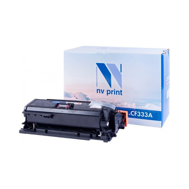 Картридж NV-print для принтеров HP CF333A 654A Magenta пурпурный HP совместимый