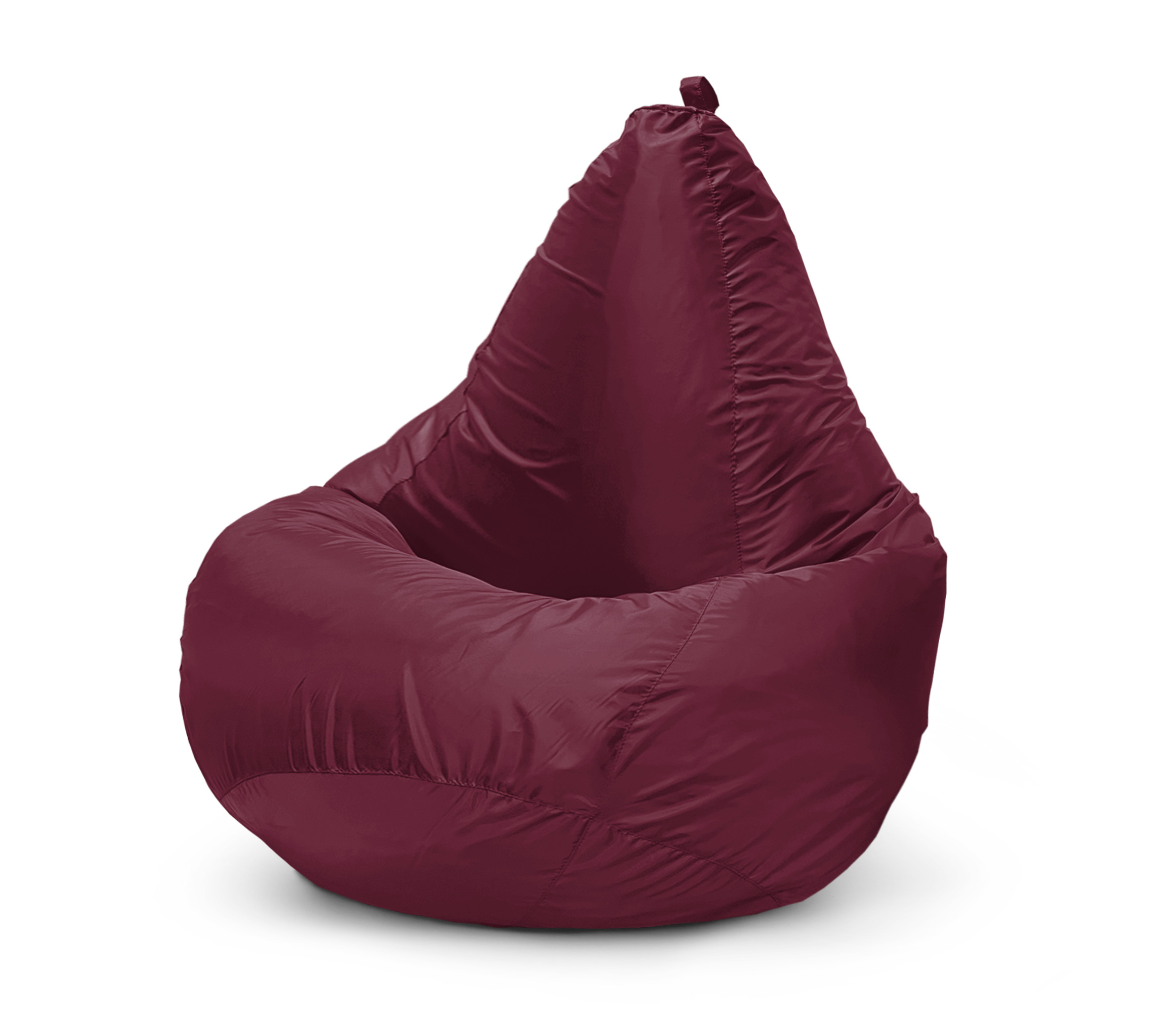 Кресло-мешок ONPUFF пуфик груша, размер XXXXL, бордовый оксфорд