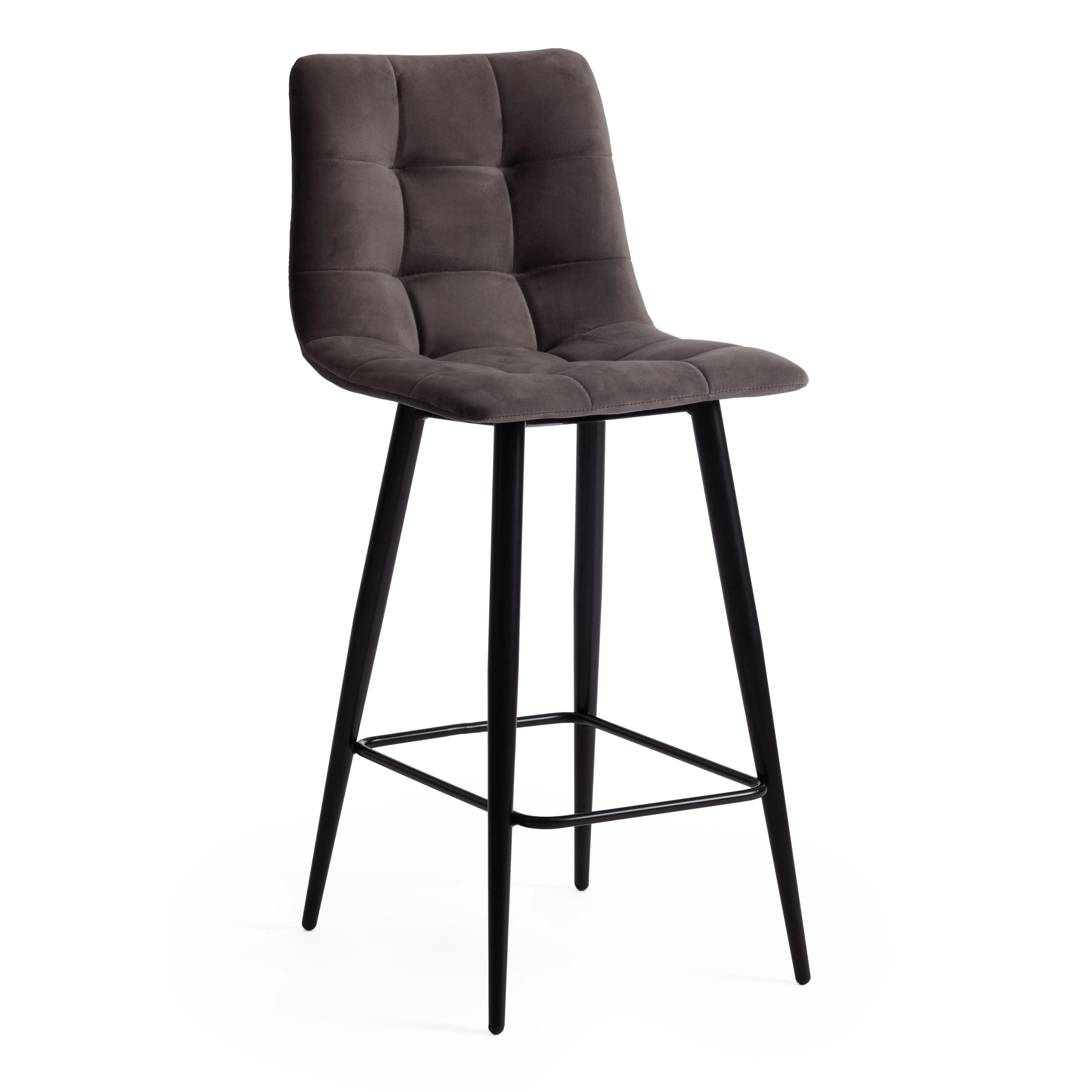 Полубарный стул TetChair 15454, темно-серый