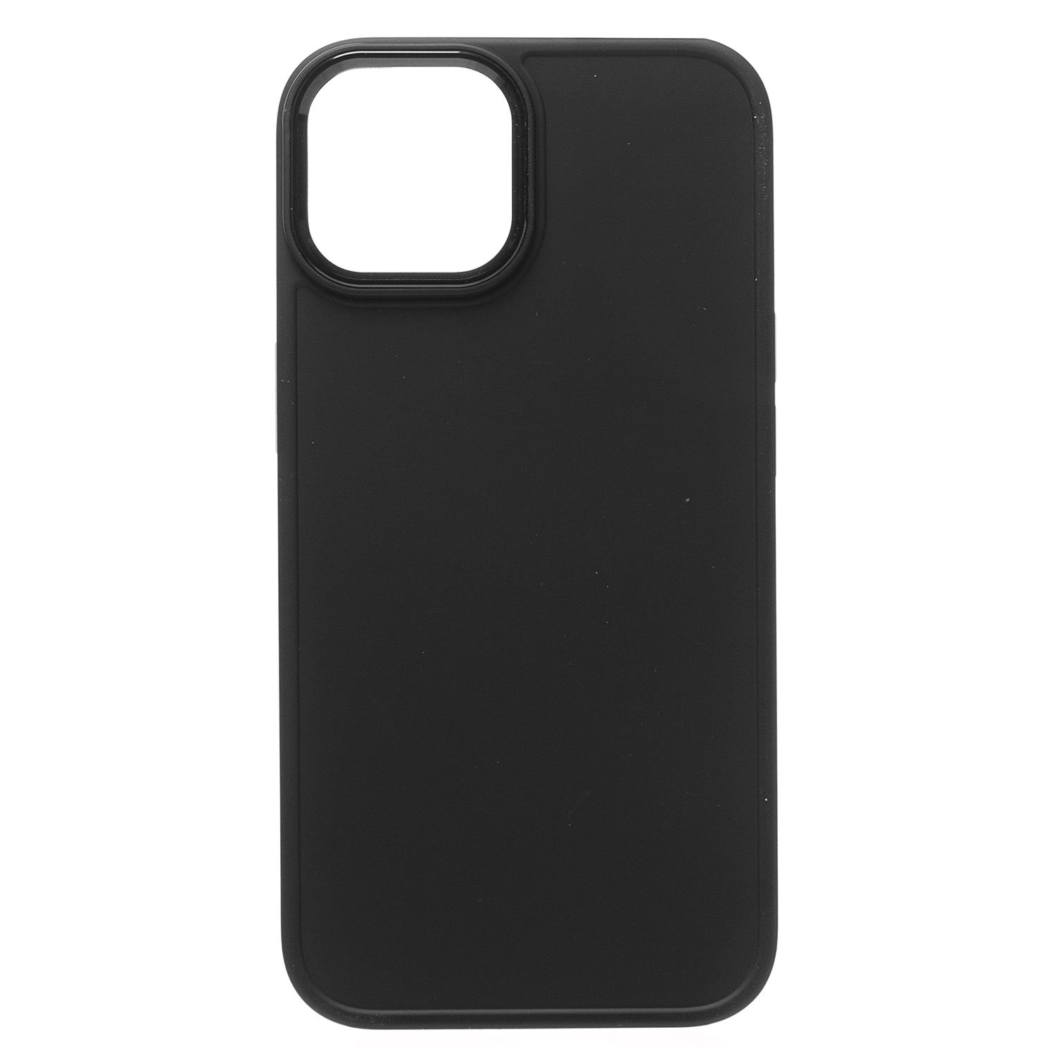Чехол iPhone 14 силиконовый матовый №6 <черный>