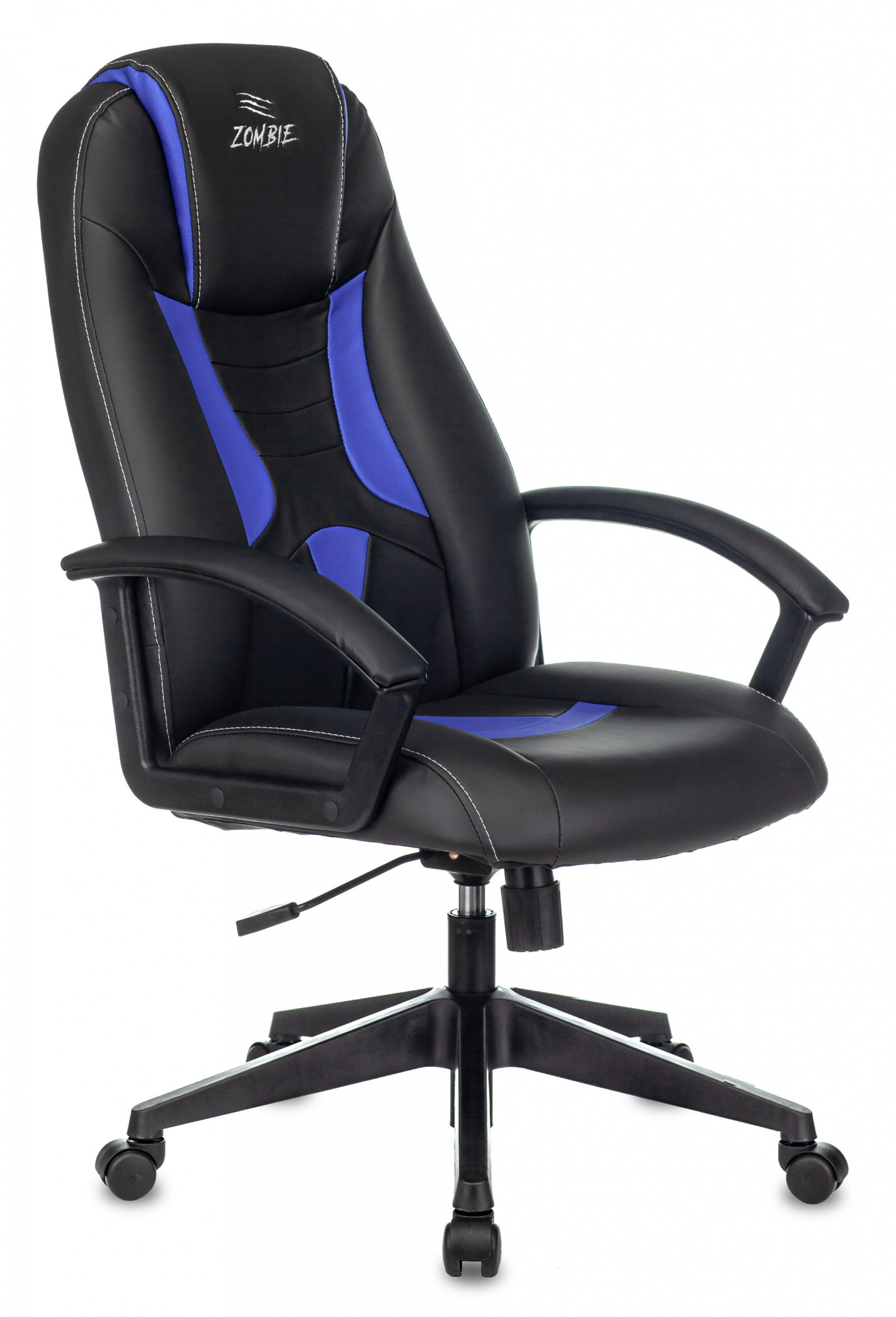 Игровое кресло Бюрократ Zombie 8 (Black/Blue)