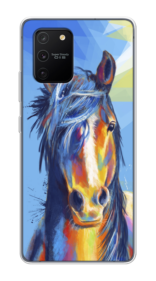 Чехол на Samsung Galaxy S10 Lite "Лошадь арт 3"