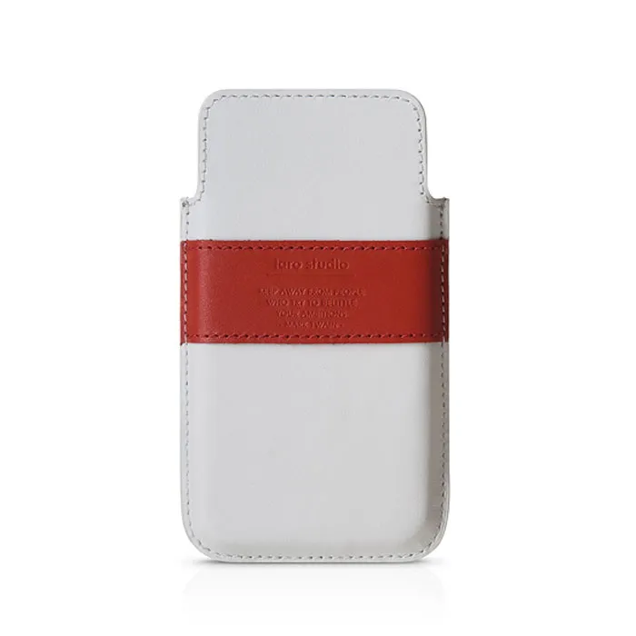 Чехол Laro Studio Mark case для Samsung i9100 LR11058, белый/красный