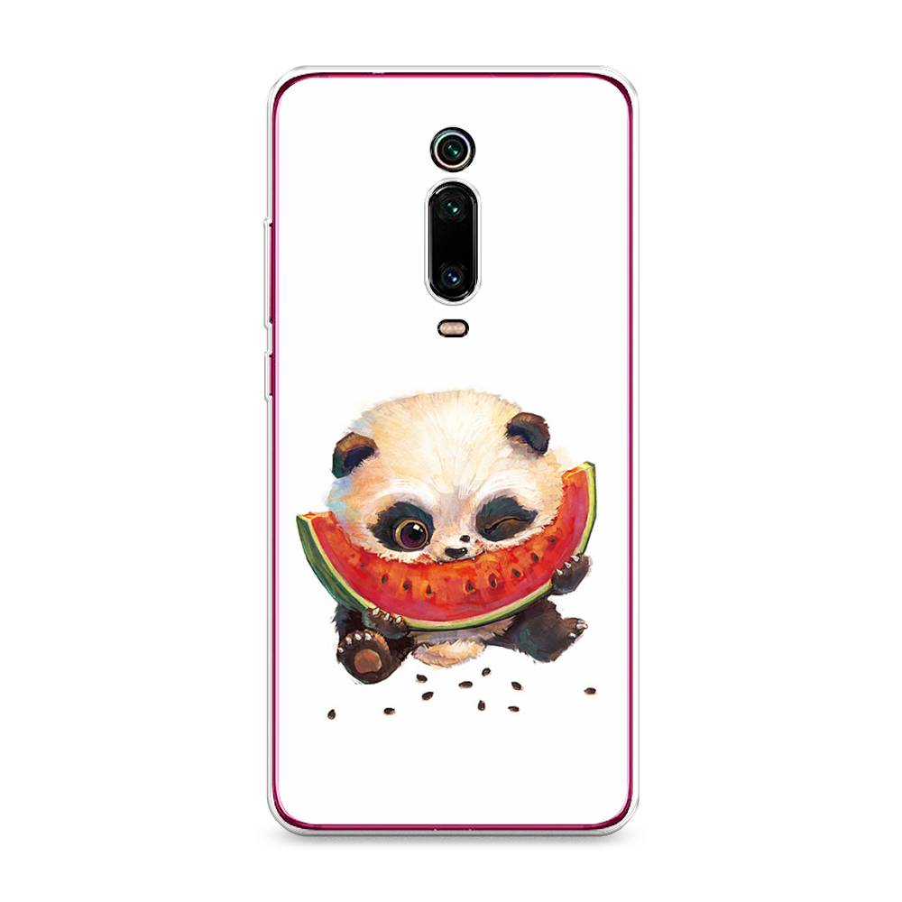 Чехол Awog на Xiaomi Redmi K20/K20 Pro/Mi 9T/9T Pro "Малыш панды с арбузом"