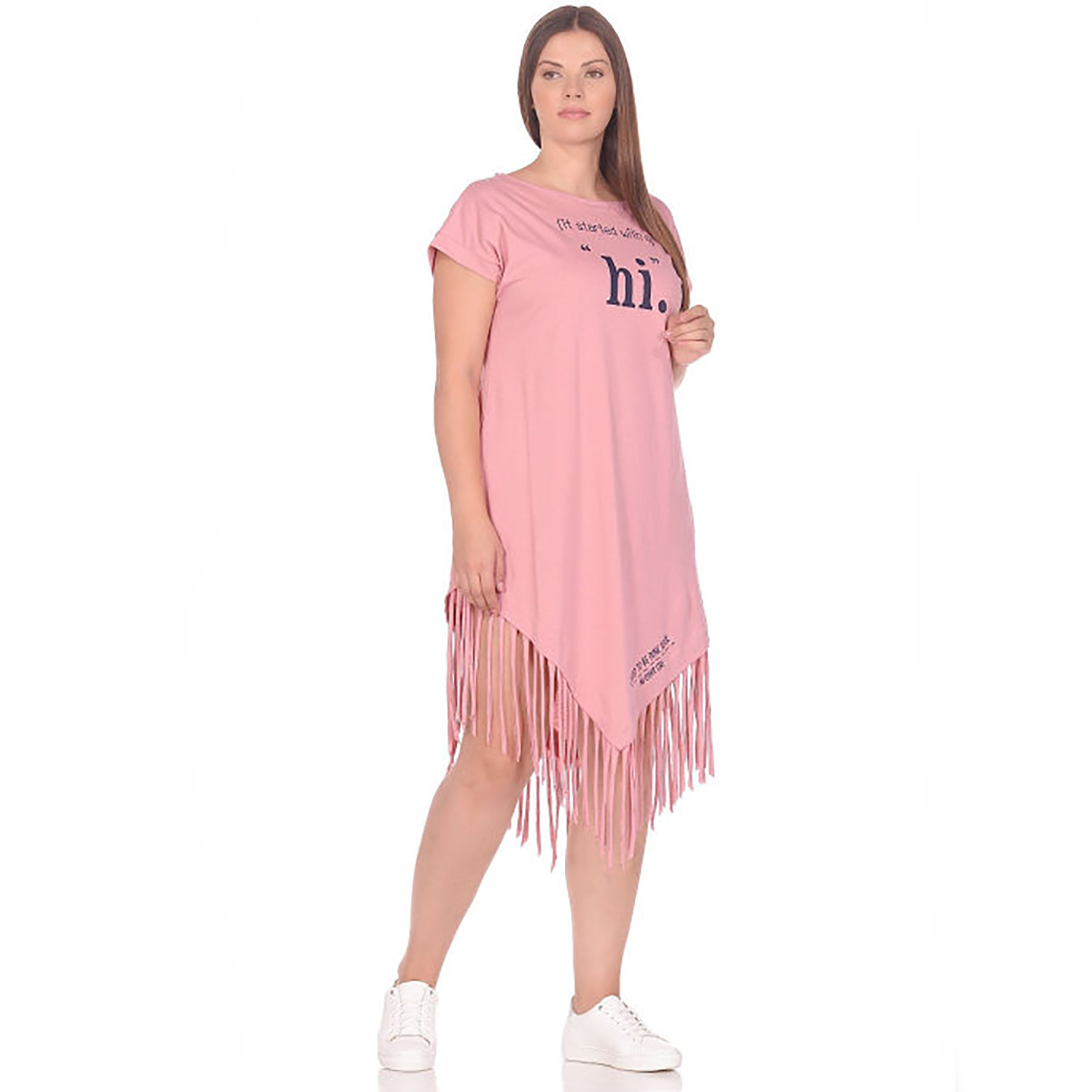 Платье женское S-Family 151-HI розовое 48-50 RU
