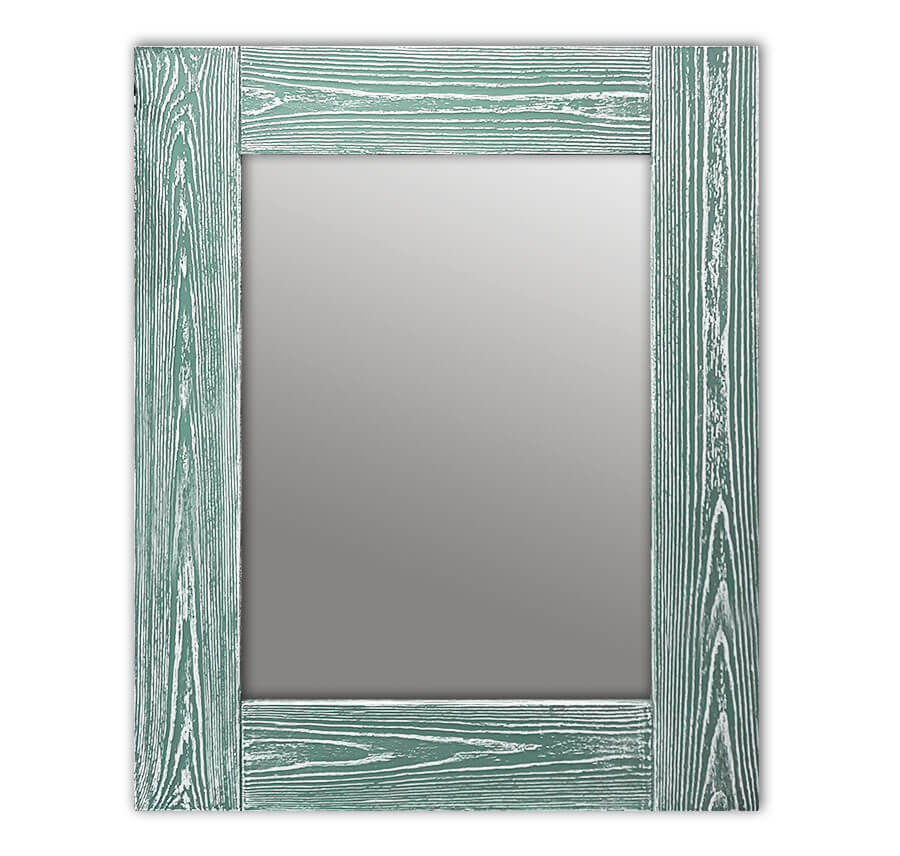 Зеркало Шебби Шик Зеленый Прямоугольное 75х110 см
