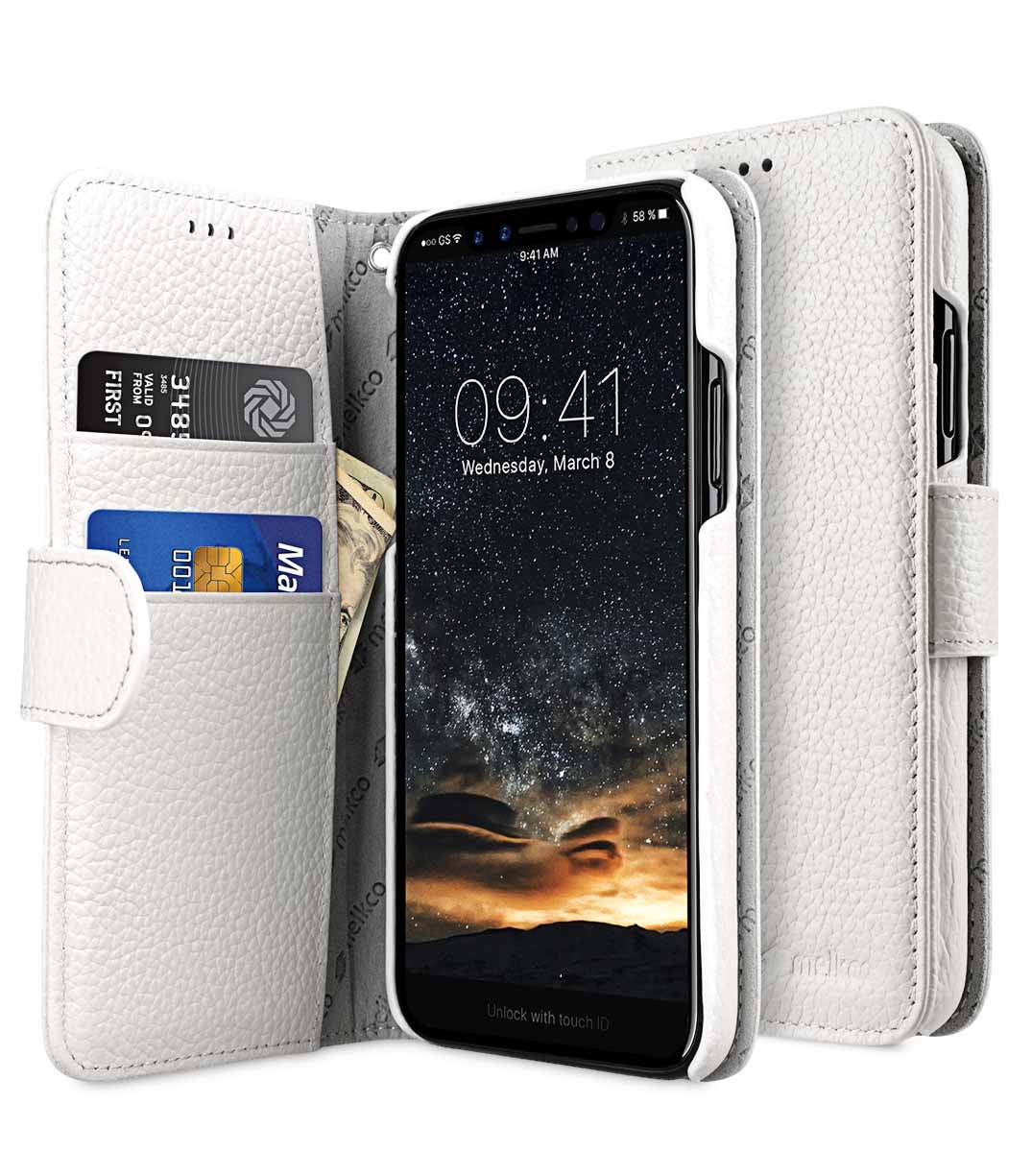 Чехол Melkco Wallet Book Type для Apple iPhone 11 White