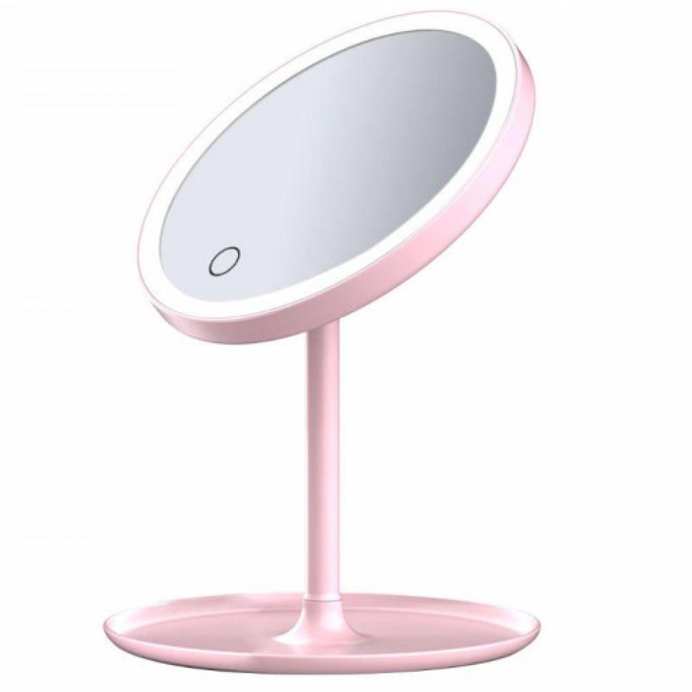 Зеркало для макияжа Xiaomi DOCO Daylight Pro розовый