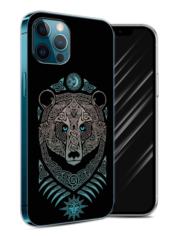 Чехол Awog на Apple iPhone 12 Pro / Айфон 12 Pro "Кельтский медведь"
