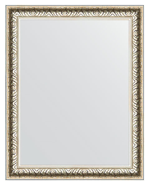 Зеркало в раме 38x48см Evoform BY 1342 мельхиор