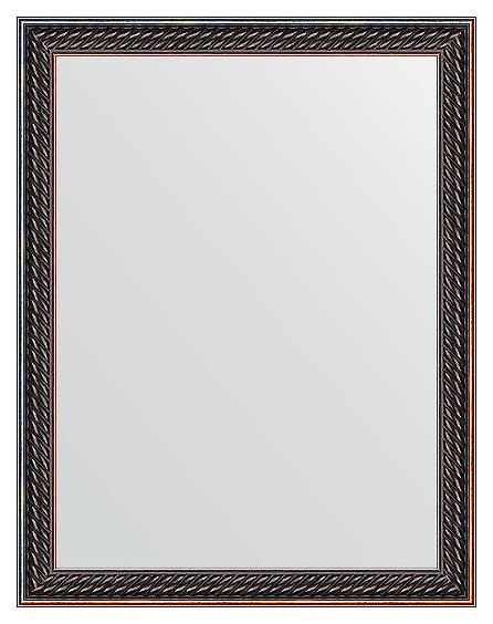 Зеркало в раме 35x45см Evoform BY 1328 витой махагон