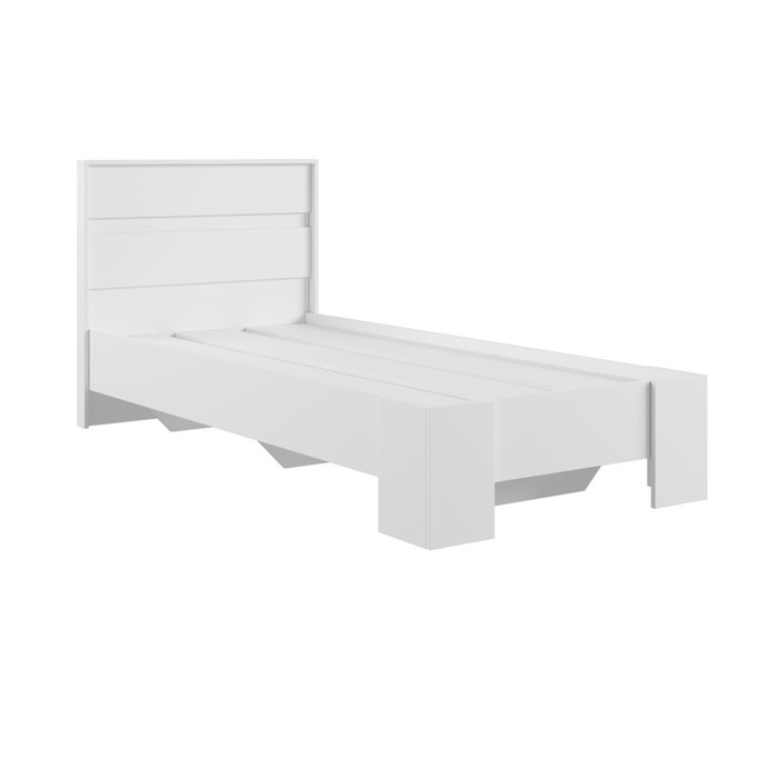 Клик Мебель Кровать Моно с основанием 900x2000, Белый