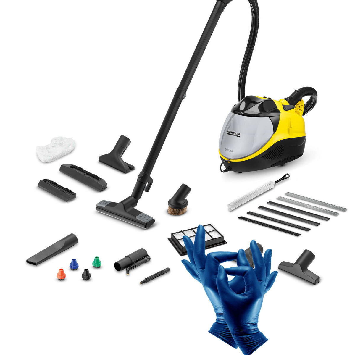 Пылесос Karcher SV 7 EU желтый, серебристый