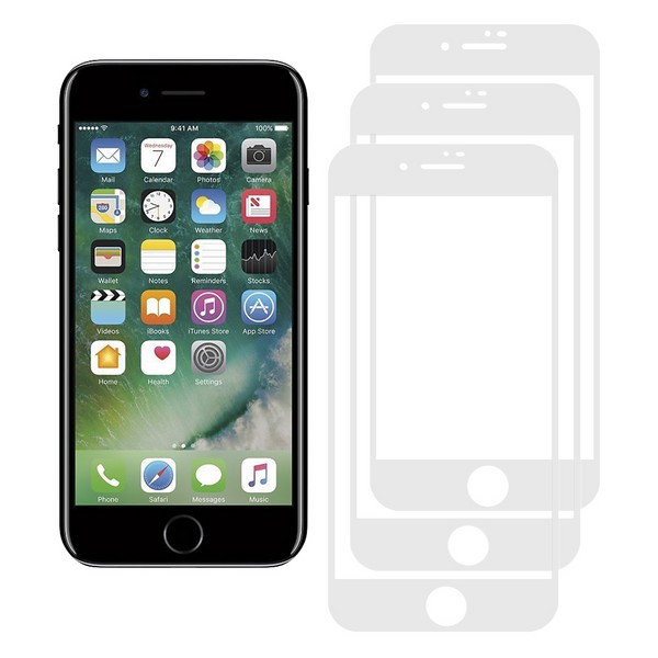 Комплект из 3х стекол  Krutoff для iPhone 7/8 белое