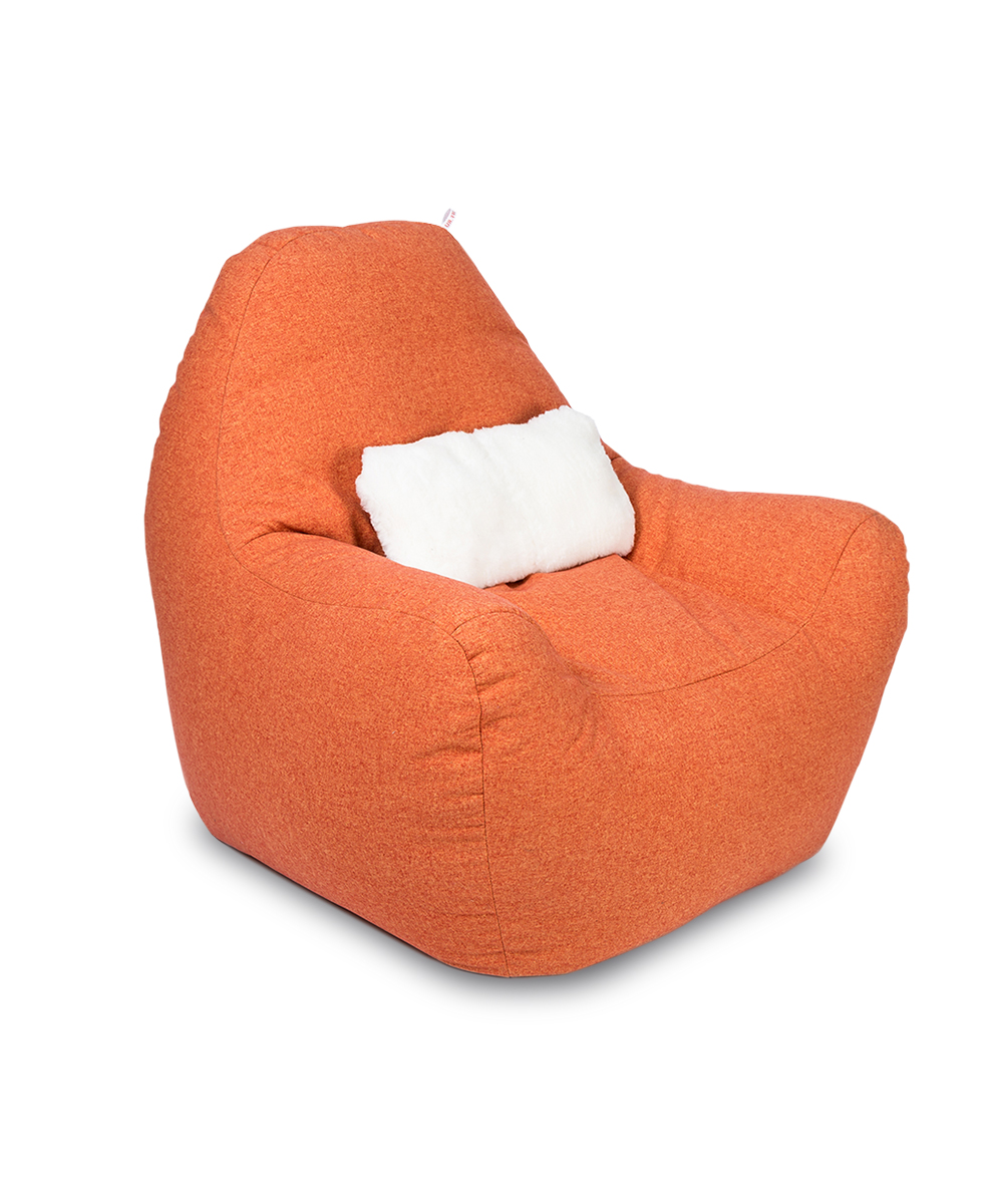 Кресло-мешок WowPuff ЭДЕМ 250201130050 100x90x90 см, Оранжевый