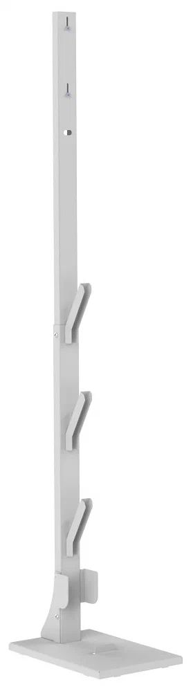 Напольная металлическая стойка - подставка для вертикального пылесоса Dyson белый