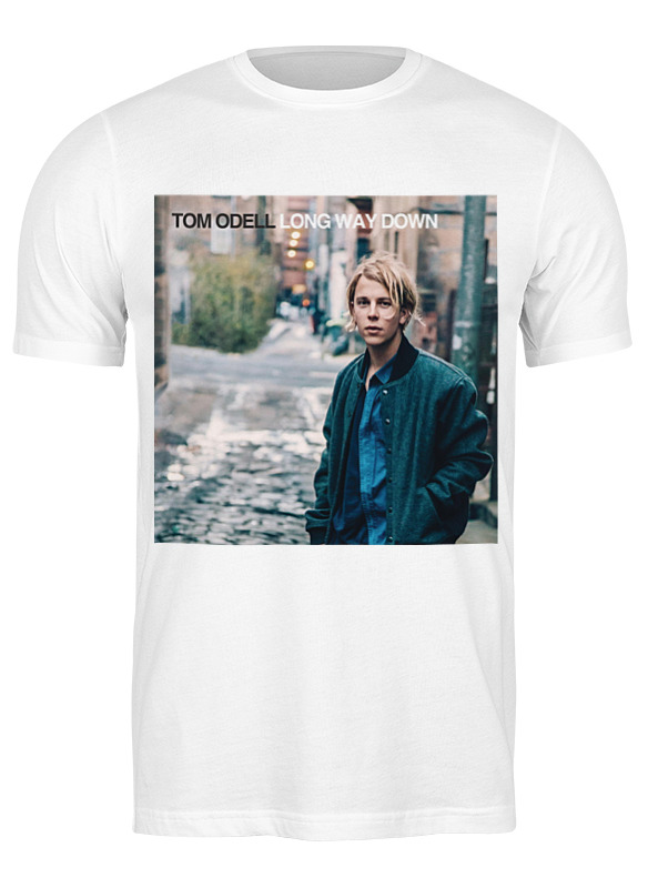 Футболка мужская Printio Tom odell - long way down 2636815 белая 3XL