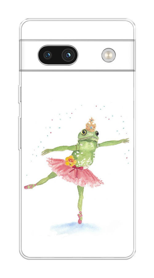 Чехол на Google Pixel 7A "Лягушка-балерина"