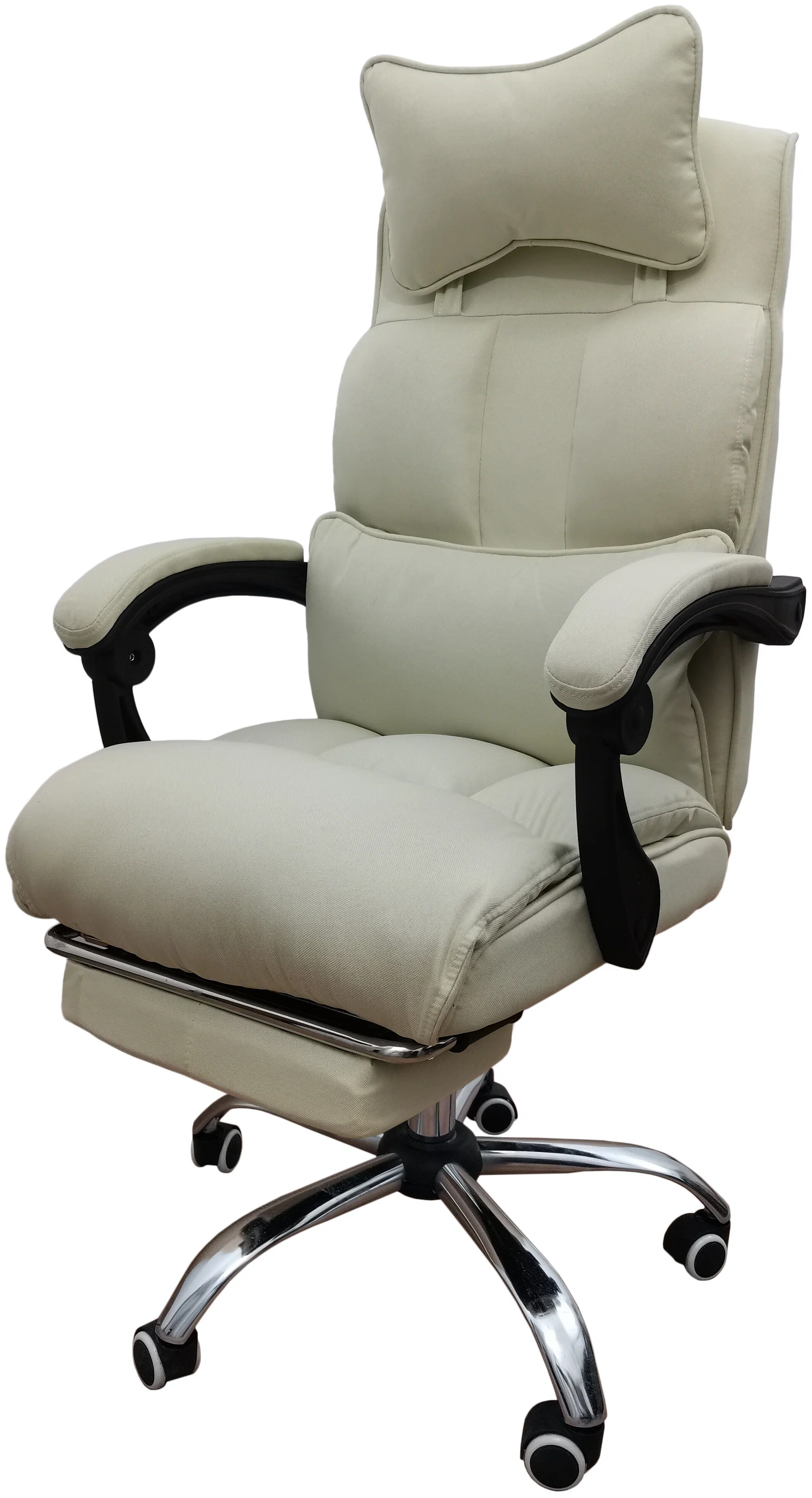 Компьютерное кресло Domtwo 303F черный текстиль с массажем