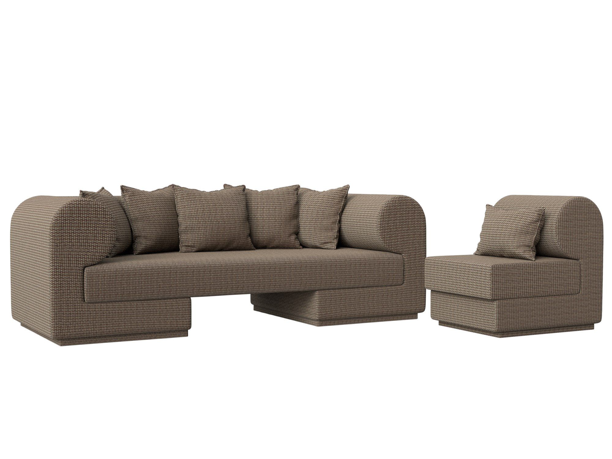 Набор Кипр-2 (диван, кресло) рогожка корфу 03