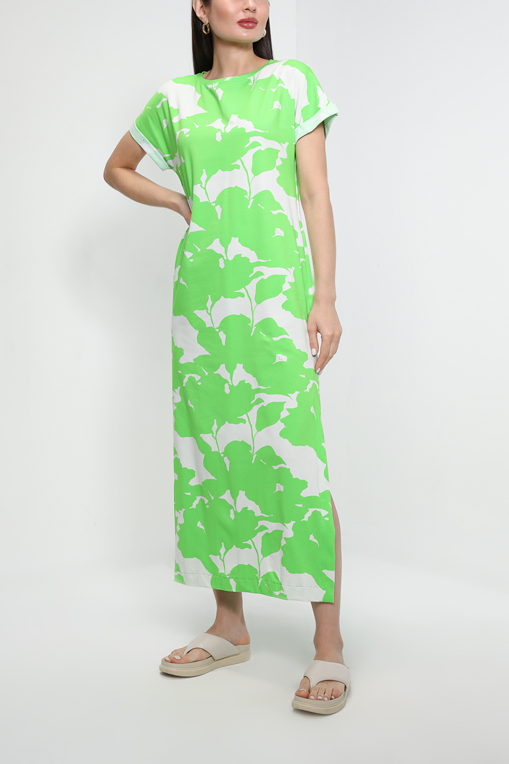 Платье женское Belucci BL23045050CD зеленое S