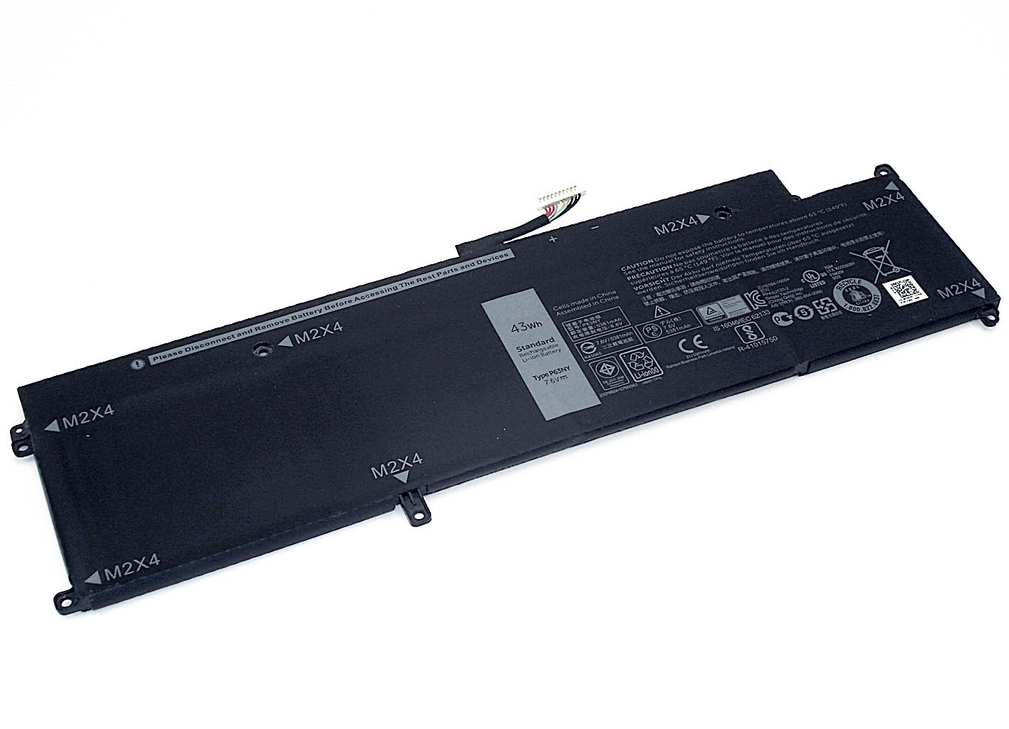 Аккумулятор для ноутбука Dell Latitude 13 7370 P63NY 7.6V 5831mAh