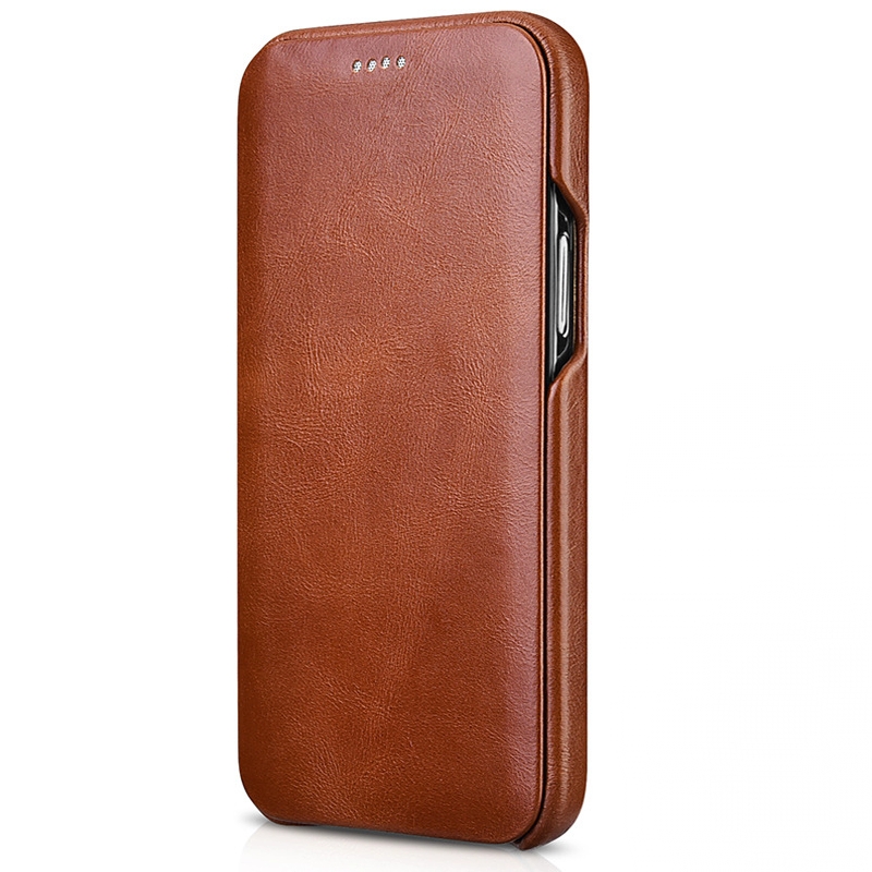 Чехол-кейс MyPads  для iPhone 12 (6.1) / iPhone 12 Pro (6.1) коричневого цвета
