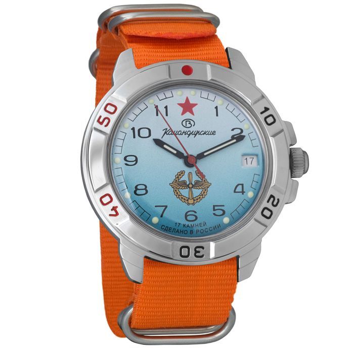 Наручные часы мужские Восток 431314 оранжевые
