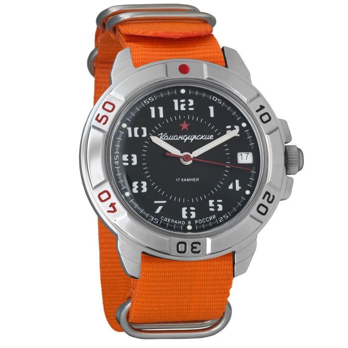 Наручные часы мужские Восток 431186 оранжевые