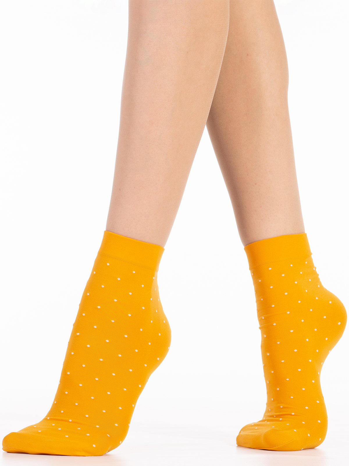 Носки женские Minimi Basic MICRO POIS 70 желтые one size