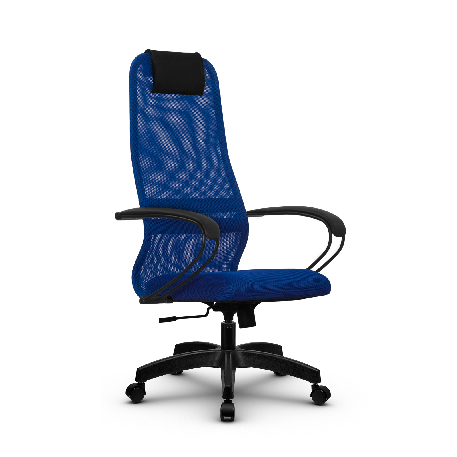 Кресло компьютерное SU-В-8/подл.130/осн.001 Синий/Синий