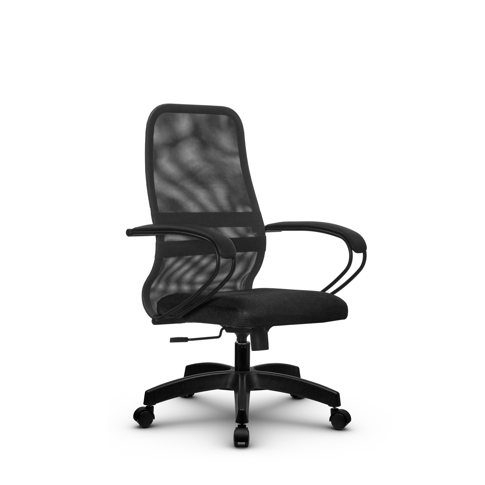 Кресло компьютерное SU-C-8/подл.130/осн.001 Темно-серый