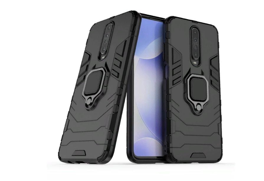Чехол-бампер MyPads для Redmi K30 противоударный усиленный ударопрочный черный