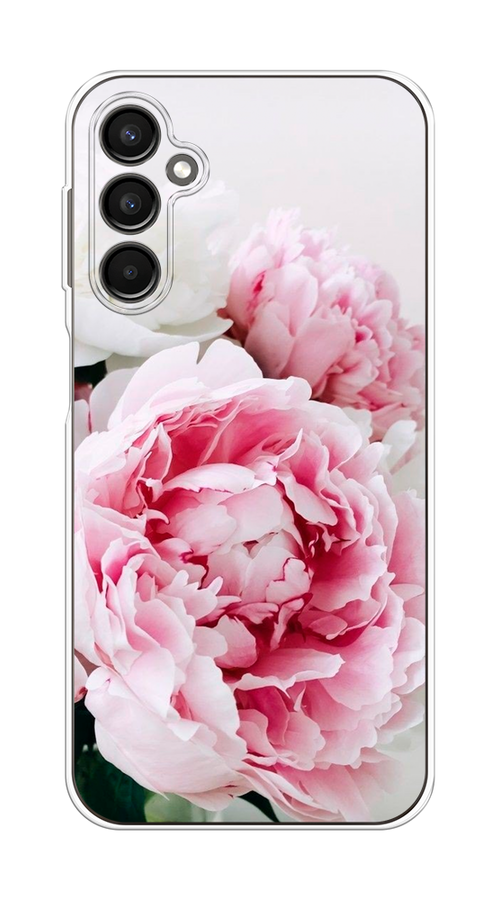 Чехол на Samsung Galaxy A24 "Розовые и белые пионы"