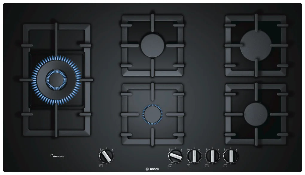 Встраиваемая варочная панель газовая Bosch PPS9A6B90 черный