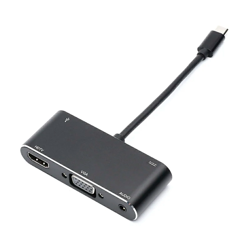 Кабель Atcom USB Type-C-HDMI/VGA/USB/USB-C AT2810